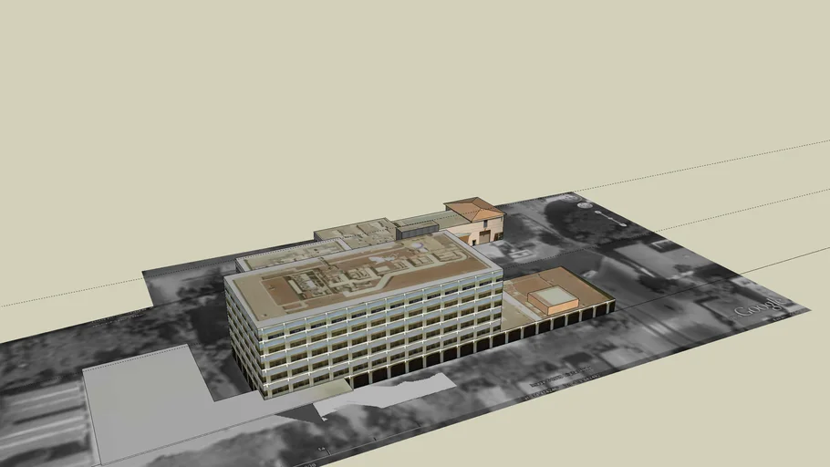 UCSB Bordia Hall and Physical Sciences South | 3D Warehouse