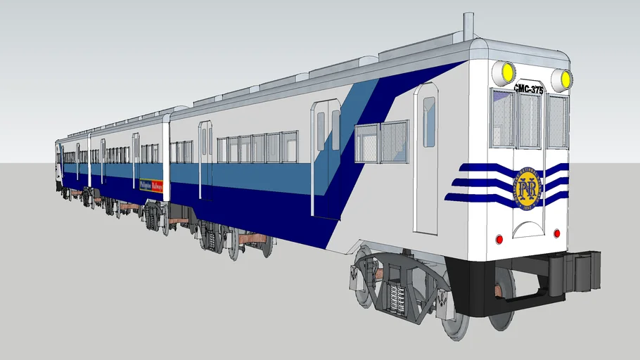 Philippine National Railways (PNR) Train Scale Model 02 | 3D Warehouse
