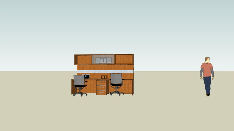office's desk | 3D Warehouse