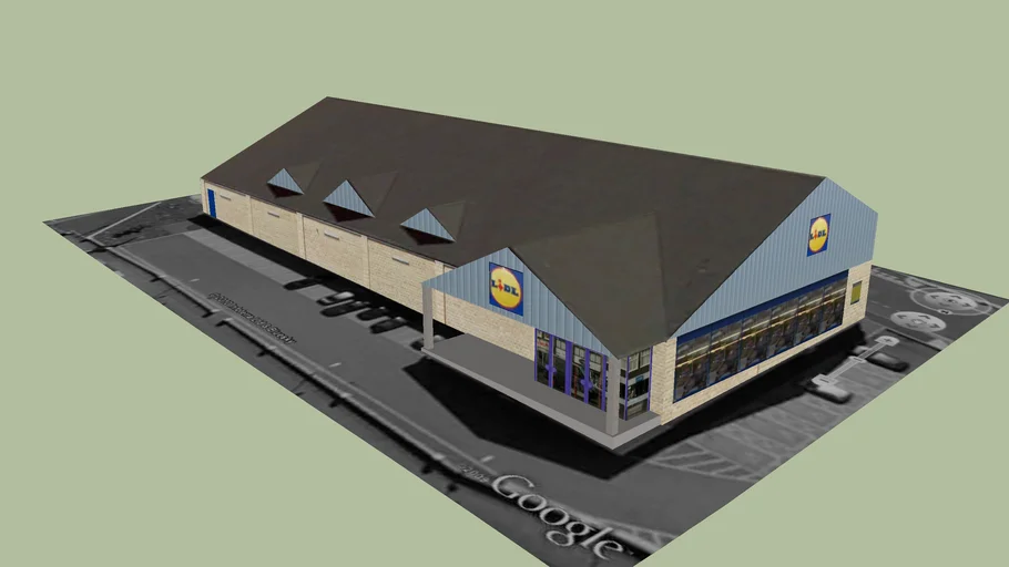 Lidl, Wakefield Rd, Huddersfield. | 3D Warehouse