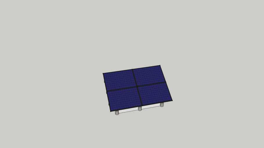 solar panel pavillion | 3D Warehouse