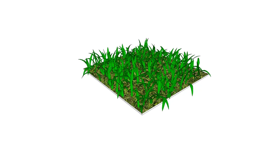 Grass Tile 60cm x 60cm | 3D Warehouse
