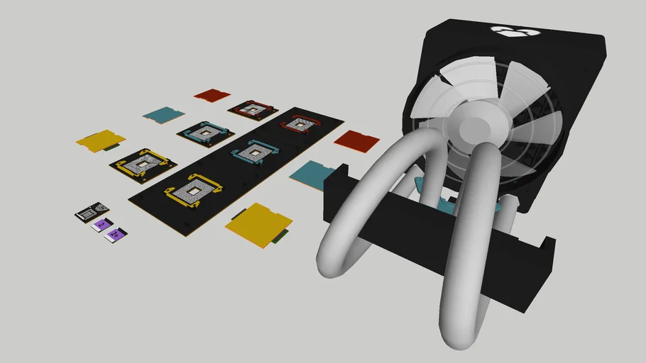 CPUs and sockets | 3D Warehouse