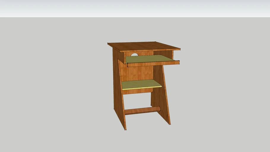 Meja Komputer | 3D Warehouse