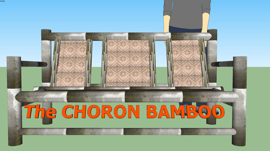 Kursi bambu model C H S 3 | 3D Warehouse