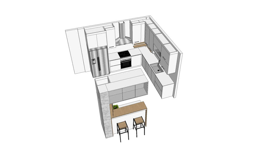 Modular Kitchen 2021 | 3D Warehouse