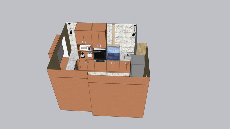 small kitchen | 3D Warehouse