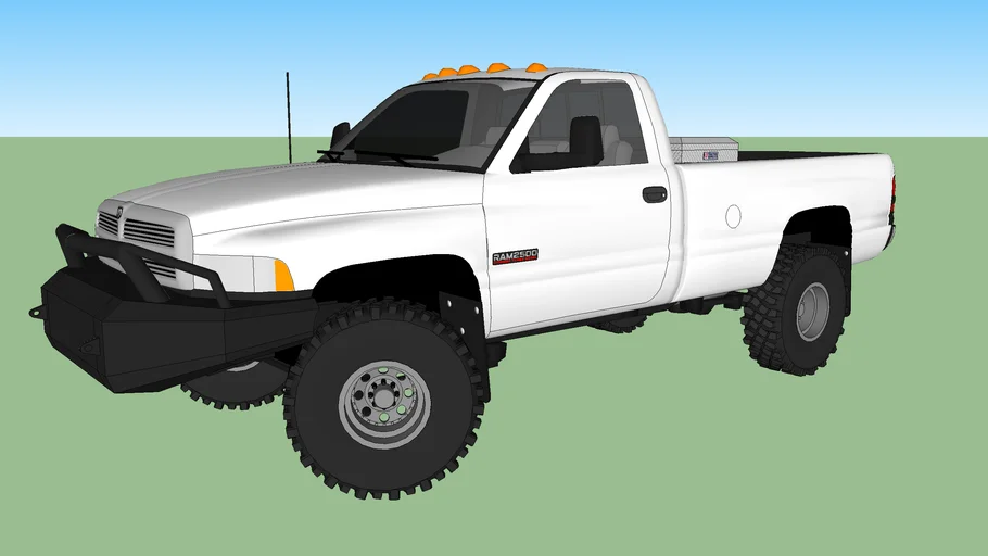 2001 Dodge Ram 2500 With Ranch hand Bumper | 3D Warehouse