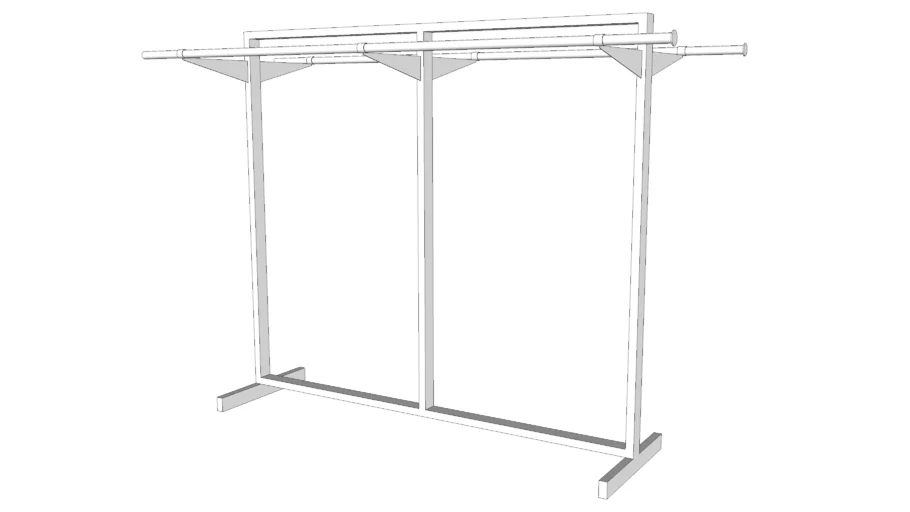 T Rack - Long | 3D Warehouse