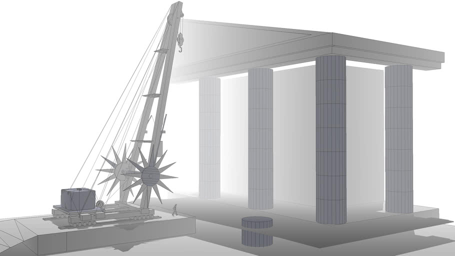 Giannos Ancient Greece - The Parthenon Crane | 3D Warehouse