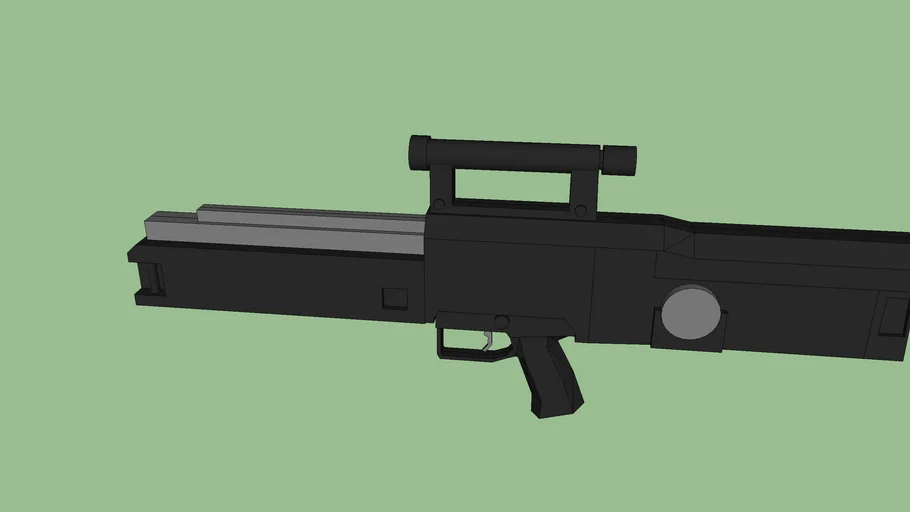 H&K G11 Low poly | 3D Warehouse