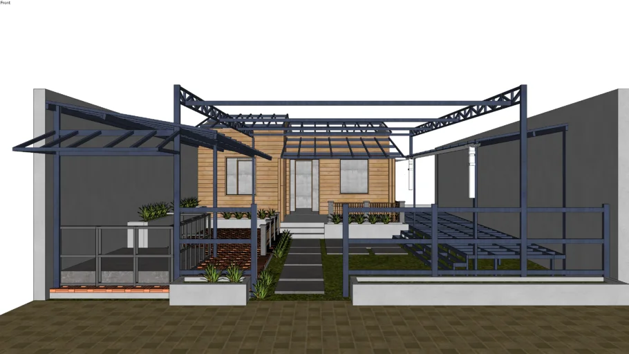 01HD2408002 Langur's House Steel Frame | 3D Warehouse