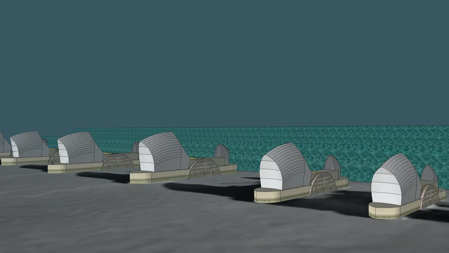 barrier WARNING! | 3D Warehouse