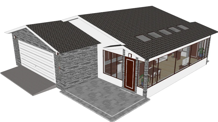 Small Modern House | 3D Warehouse