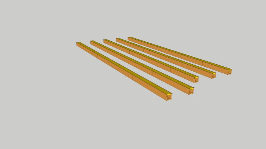 Wood Box Beams | 3D Warehouse
