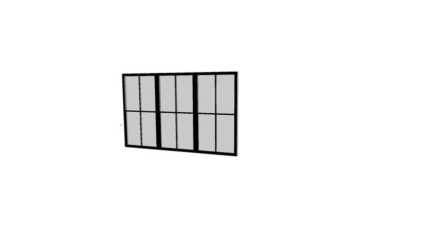 3 3060 WINDOW BLACK 4 LITE | 3D Warehouse