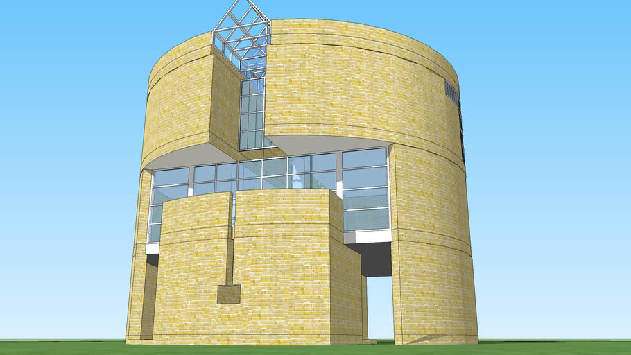 Casa Rotonda por Mario Botta | 3D Warehouse