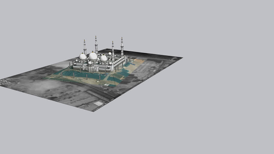 sheikh zayed mosque | 3D Warehouse