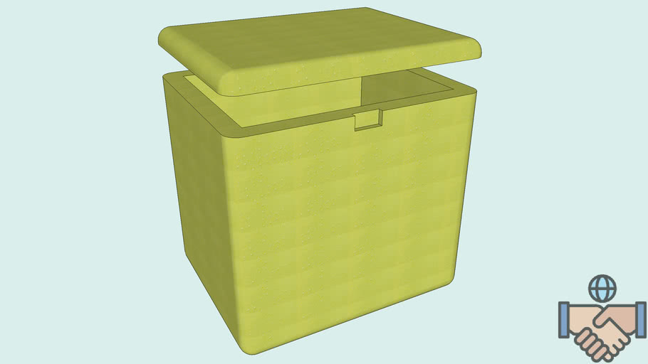 Caixa de Isopor 45 l | 3D Warehouse