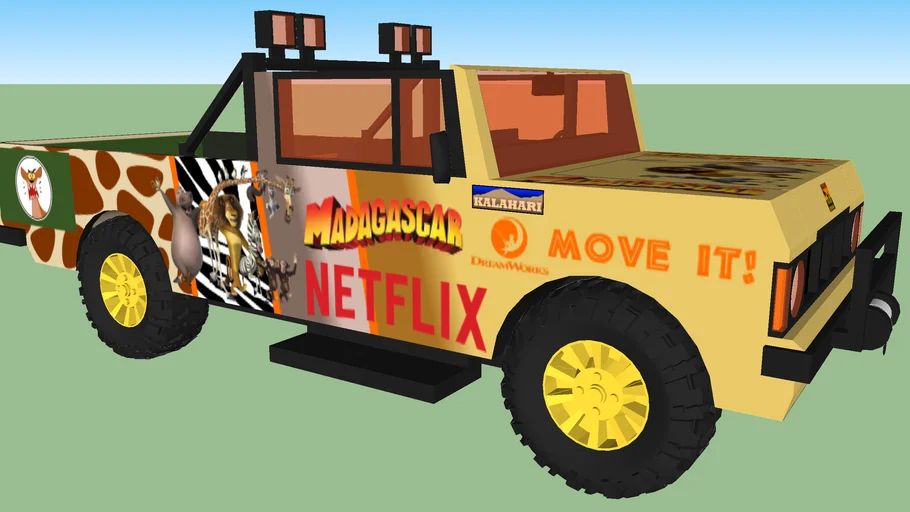 DreamWorks Madagascar Car | 3D Warehouse