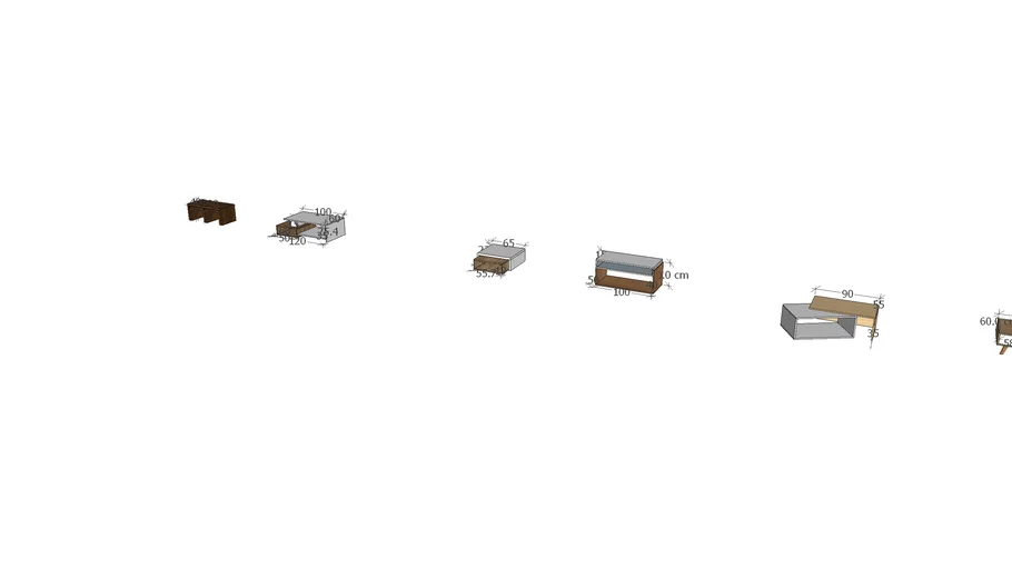 Small tables | 3D Warehouse