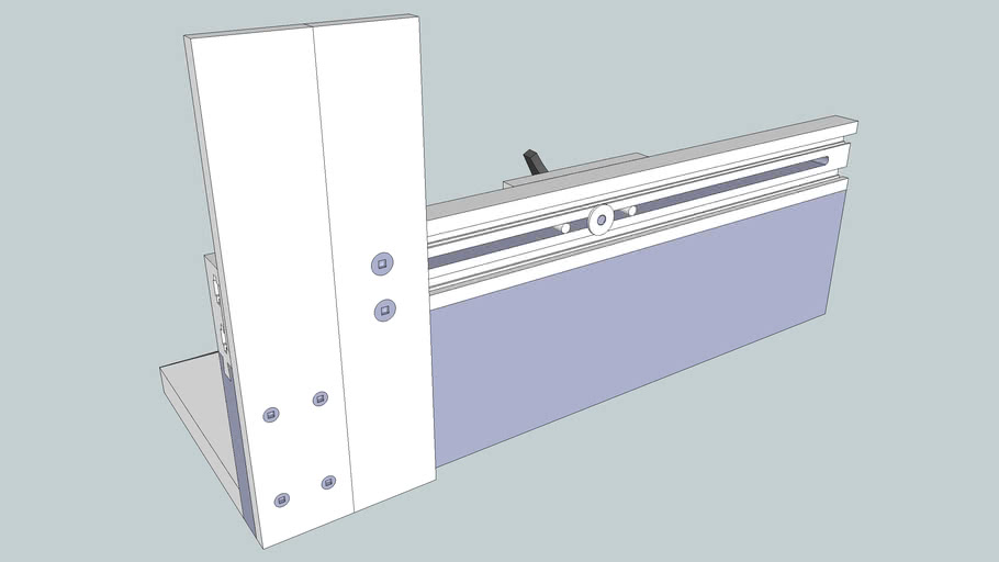 Vertical Router Table Fence | 3D Warehouse