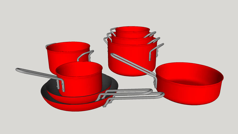 Kitchen Utensils - Pots | 3D Warehouse