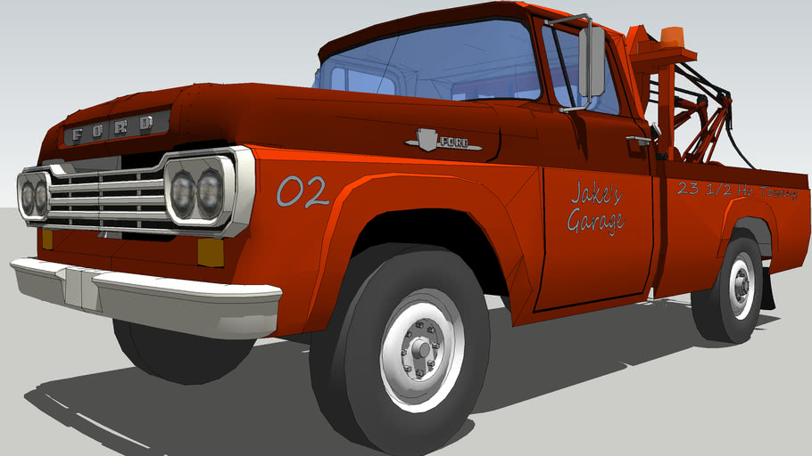 1959 Ford F250 Wrecker | 3D Warehouse
