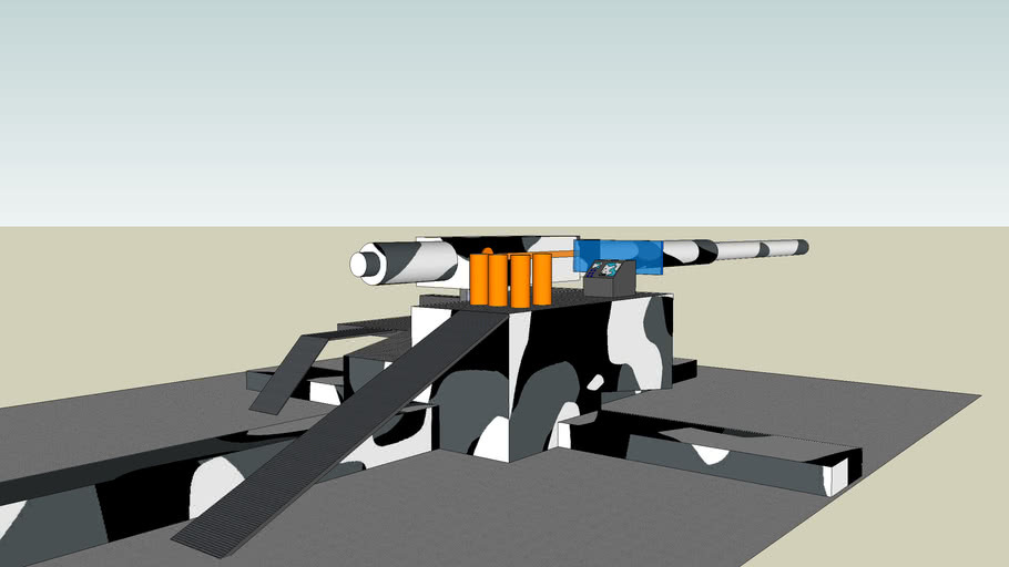 SNAV Stationary Heavy Artillery Gun | 3D Warehouse