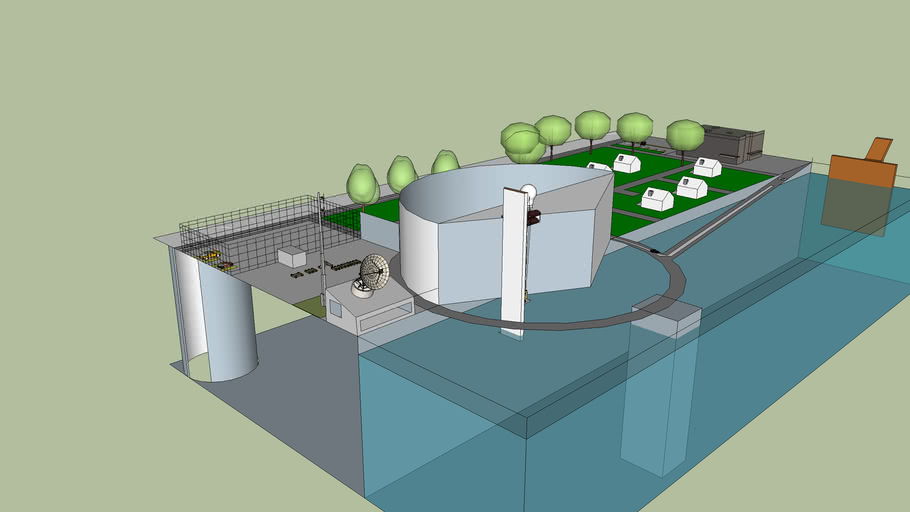 Model of tidal energy | 3D Warehouse