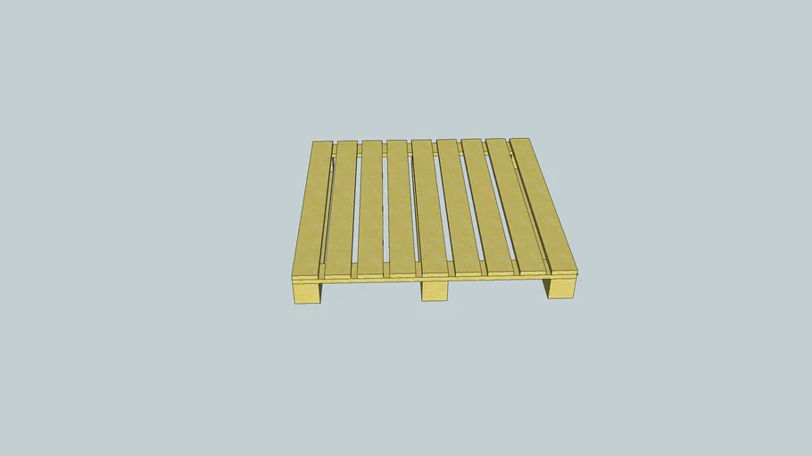 Pallet 110x110 | 3D Warehouse