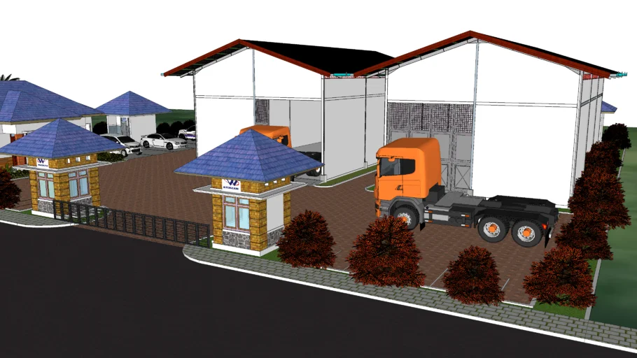 gudang kantor | 3D Warehouse