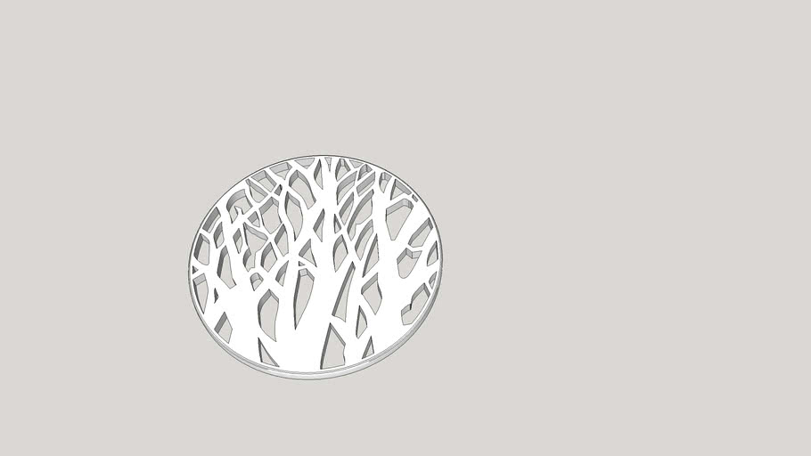 Tree branch coaster | 3D Warehouse