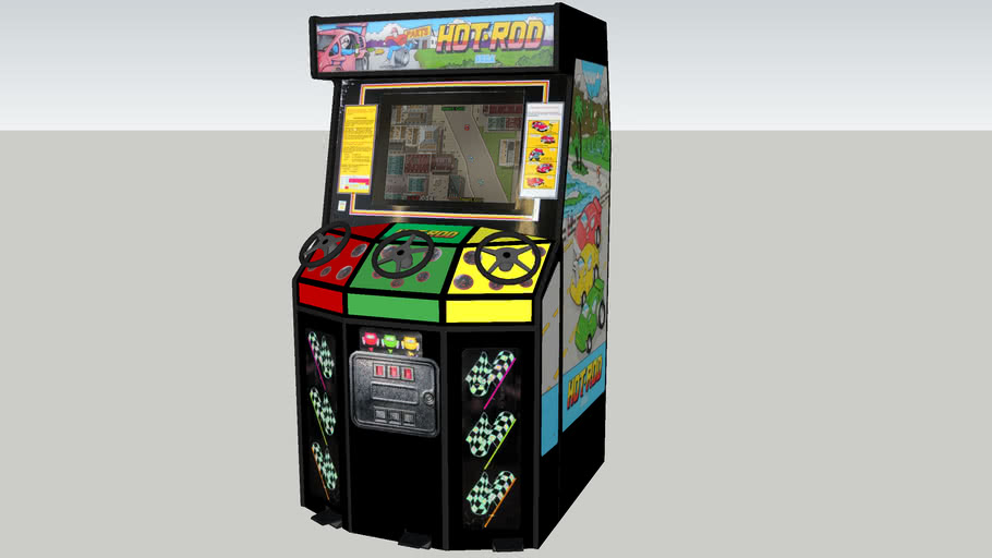 Hot Rod arcade game | 3D Warehouse