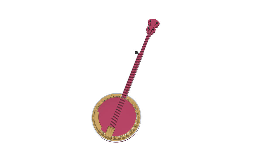 Banjo, musical instrument | 3D Warehouse