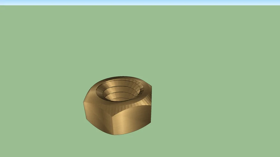 Hex nut | 3D Warehouse