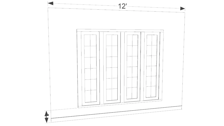 french windows | 3D Warehouse