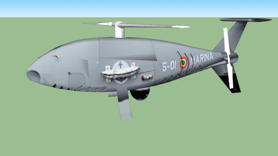 Schiebel Camcopter S-100 Marina Militare Italiana | 3D Warehouse