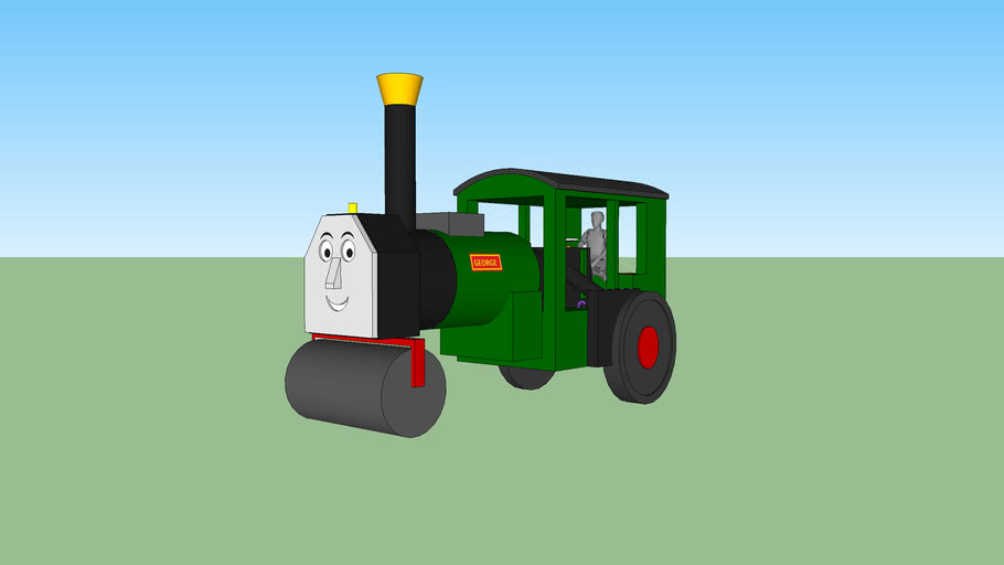 George the Steamroller | 3D Warehouse