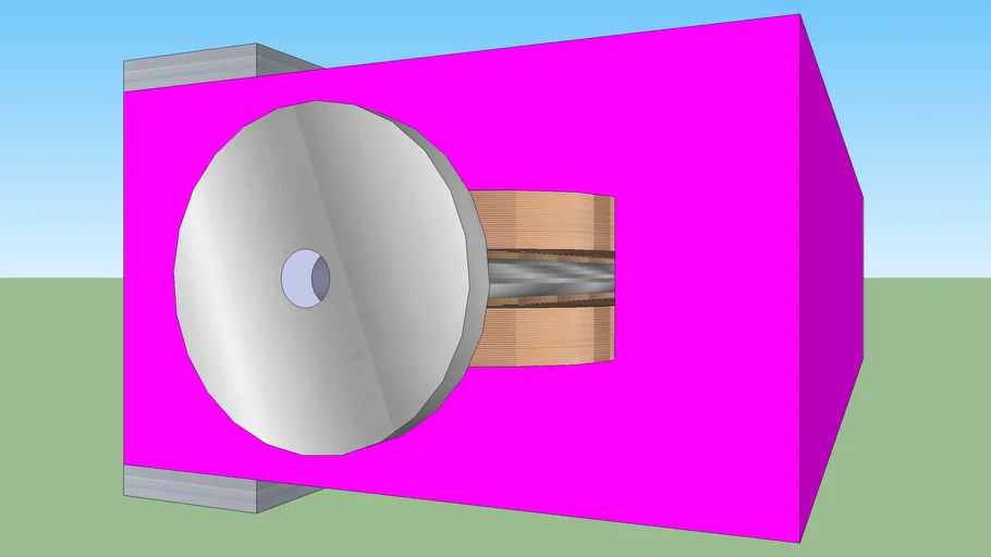 Hall A G2P Dipole Magnet (FZ1) | 3D Warehouse