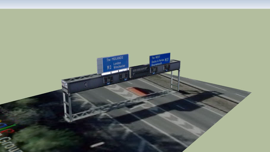 M27/M3 sign | 3D Warehouse