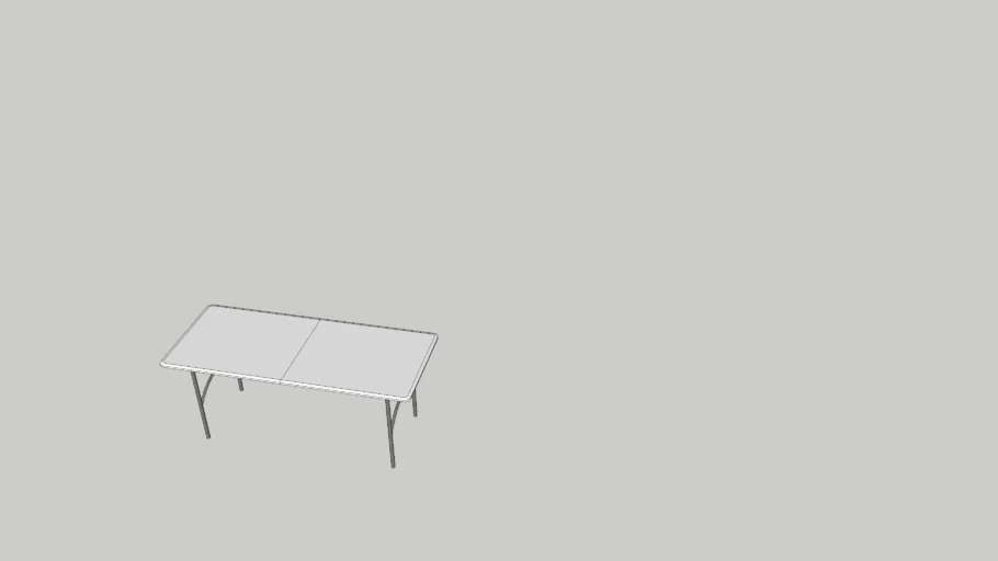 folding table | 3D Warehouse