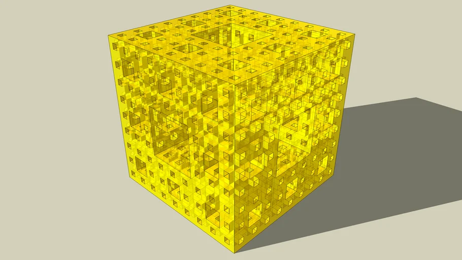 Menger Sponge | 3D Warehouse