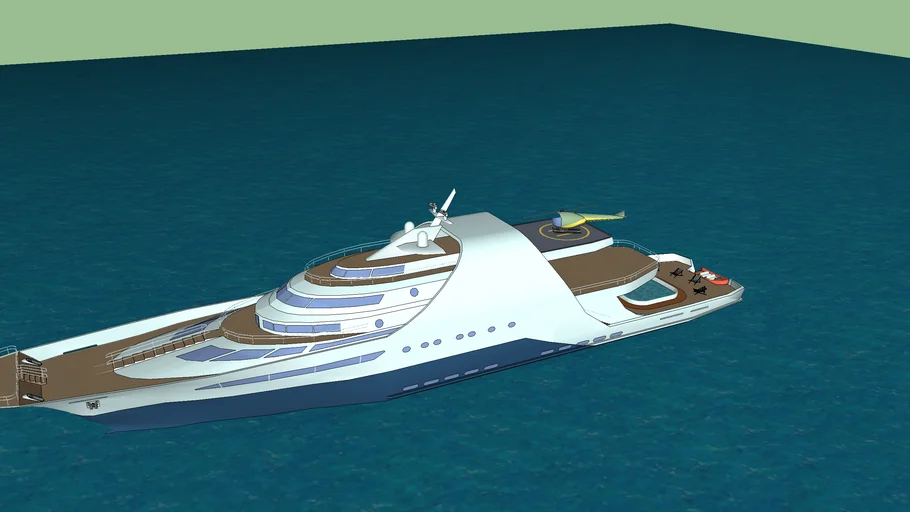modern yacht | 3D Warehouse