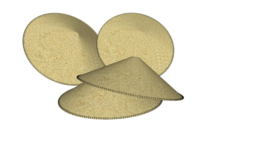 TOPI PETANI / TUDUNG TRADISIONAL | 3D Warehouse