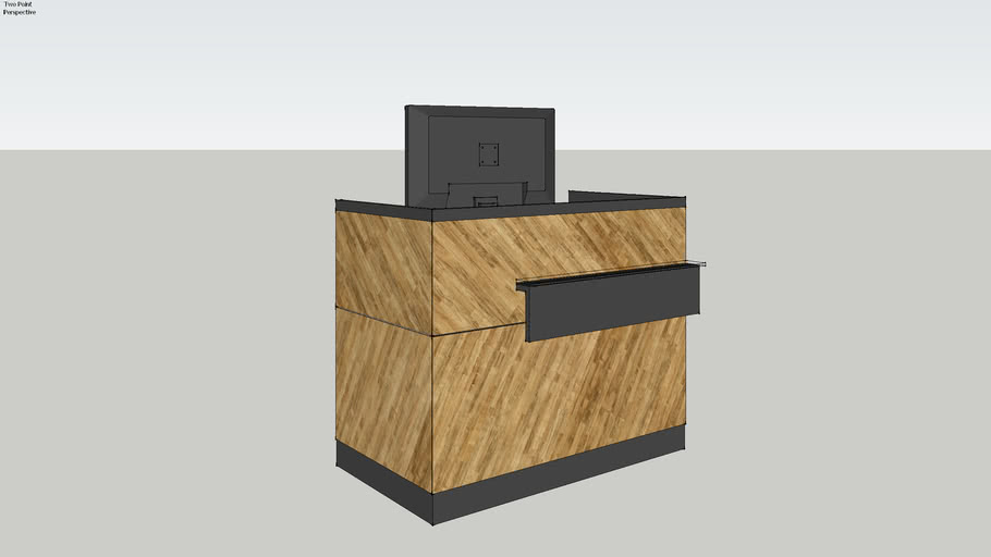 reception counter | 3D Warehouse