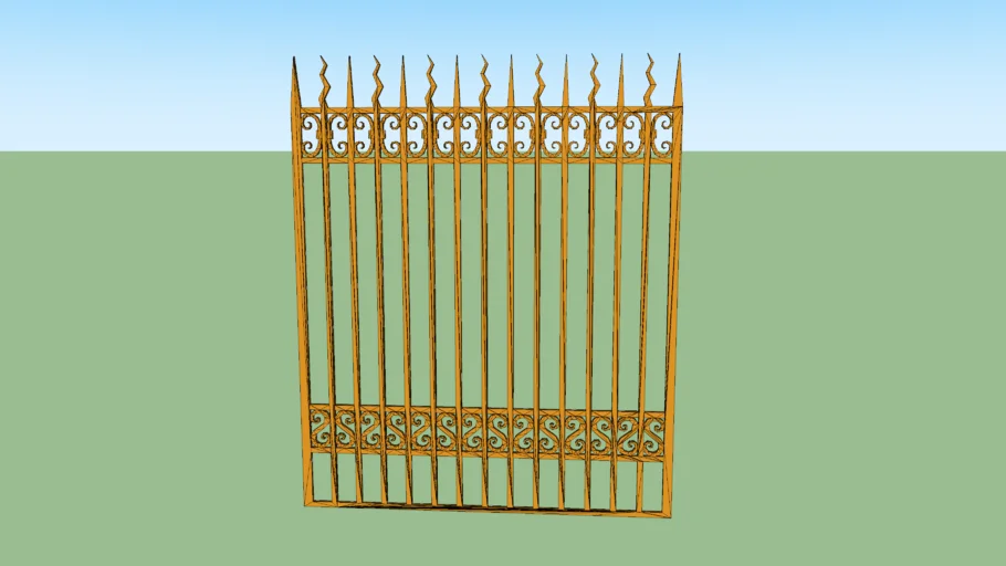 Iron railing | 3D Warehouse