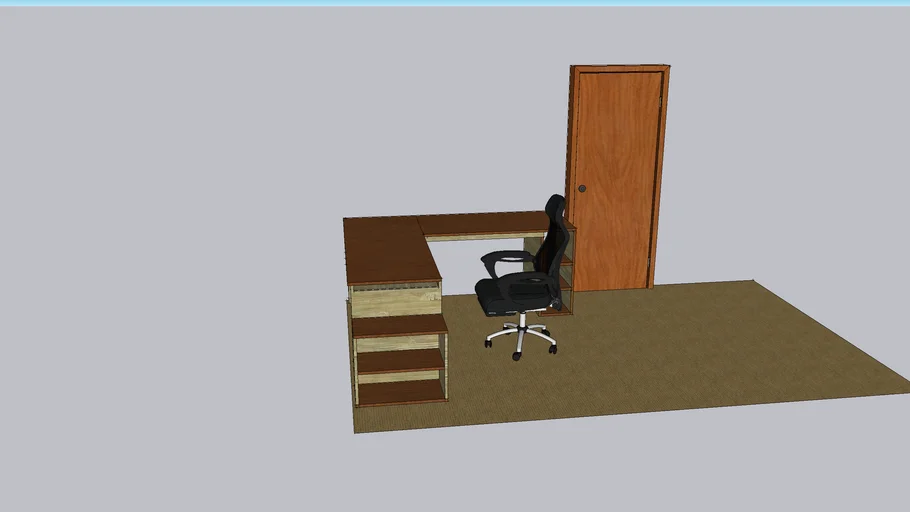 desk design | 3D Warehouse