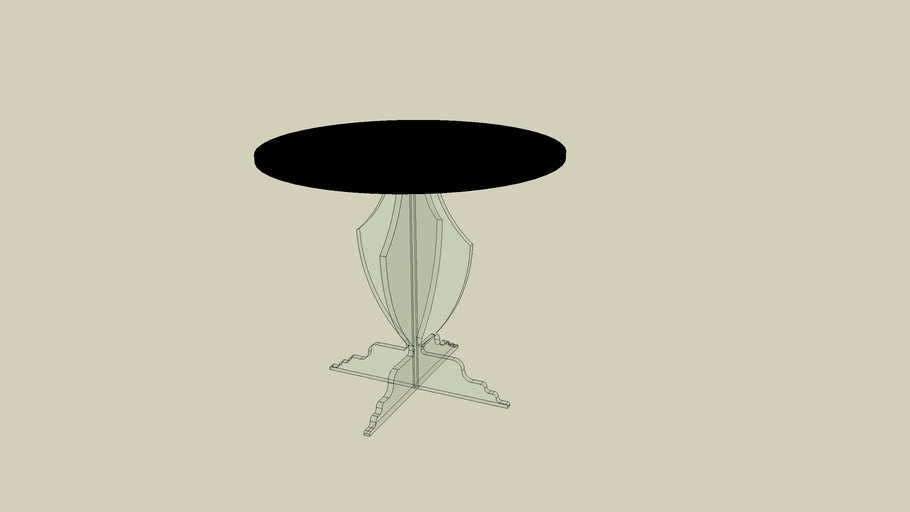 Acrylic Table | 3D Warehouse