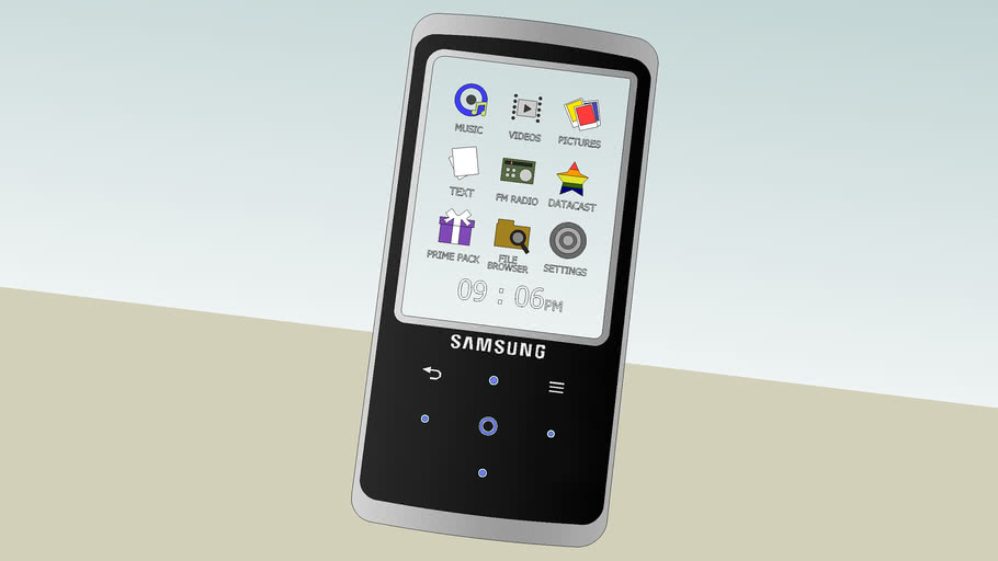 MP4 Samsung YP-Q2 | 3D Warehouse